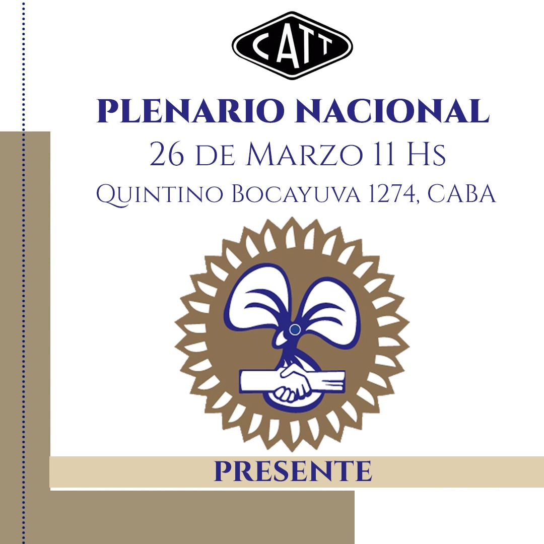 Plenario Nacional de la CATT - SICONARA